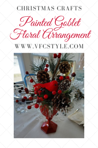 Easy Christmas craft/DIY: Painted Goblets | VFCstyle.comVFCstyle.com