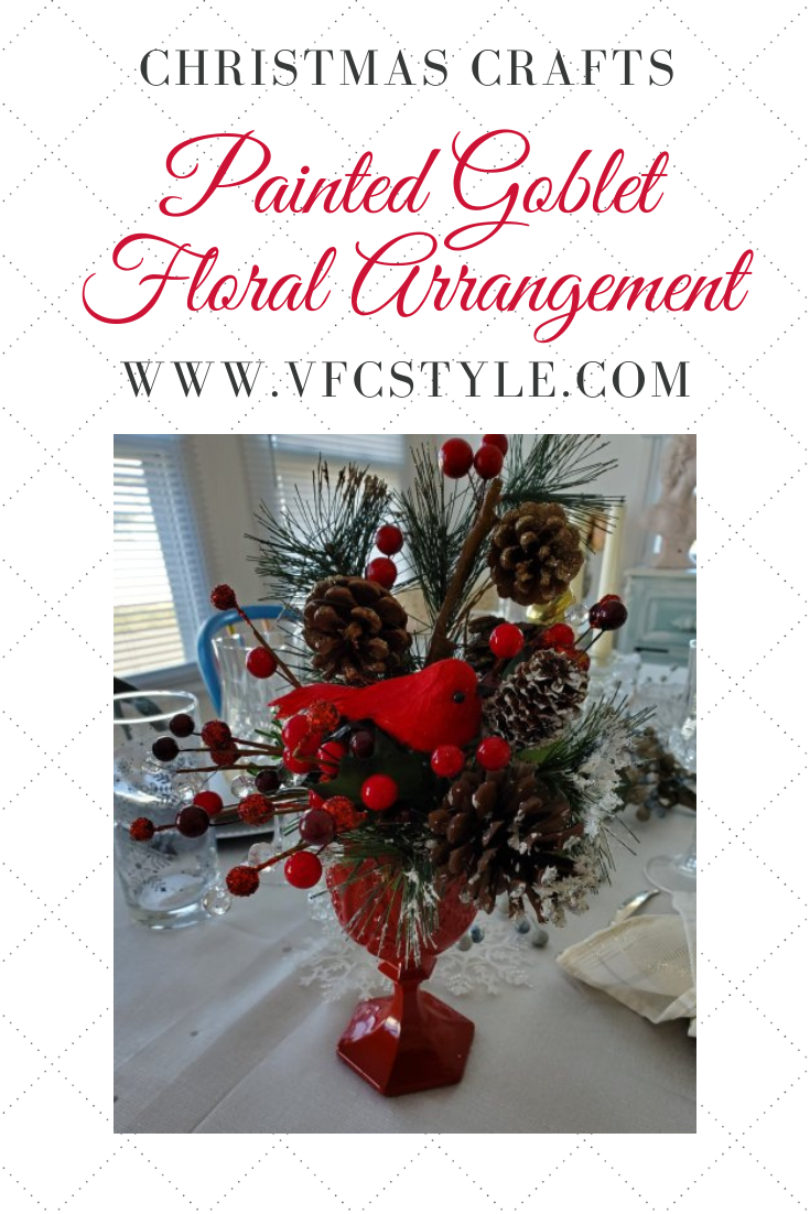 Easy Christmas craft/DIY: Painted Goblets | VFCstyle.comVFCstyle.com